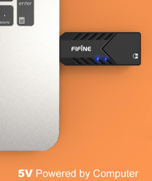 FIFINE Wireless USB Receiver for K025/K031B/K037/K037B – Fifine Microphone